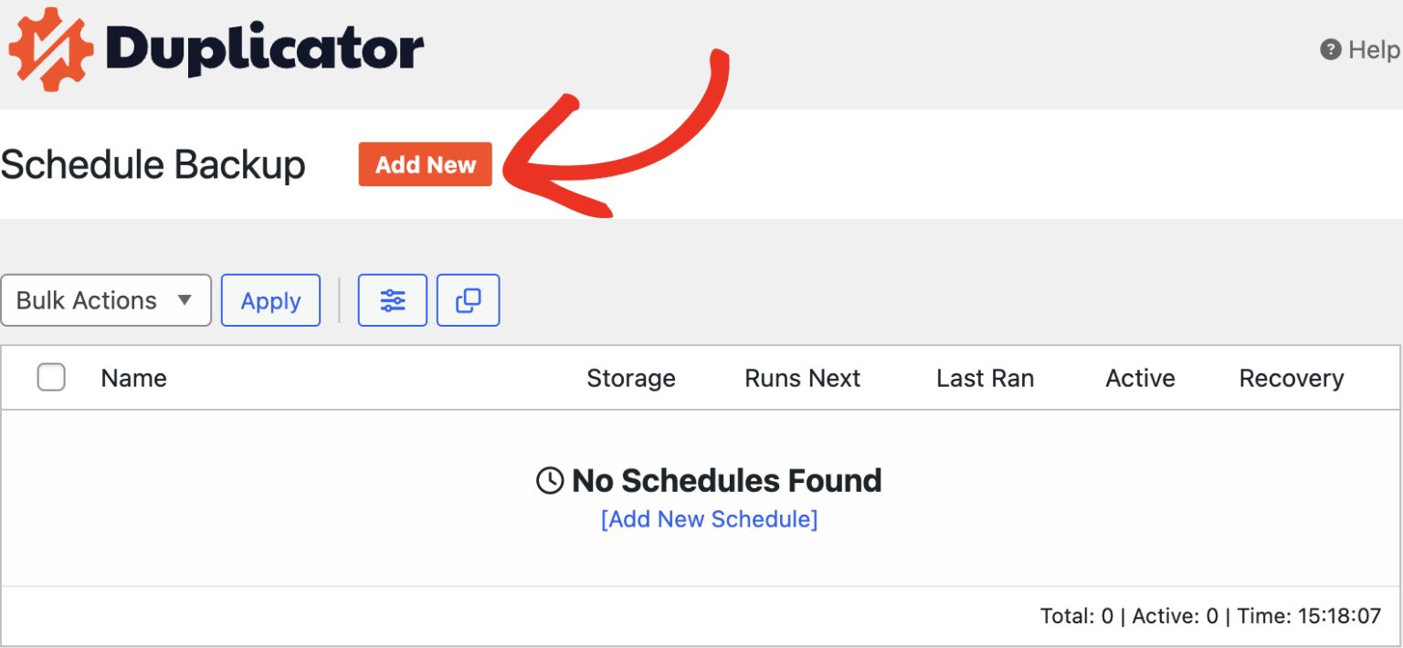Creating Automated Backup - Duplicator