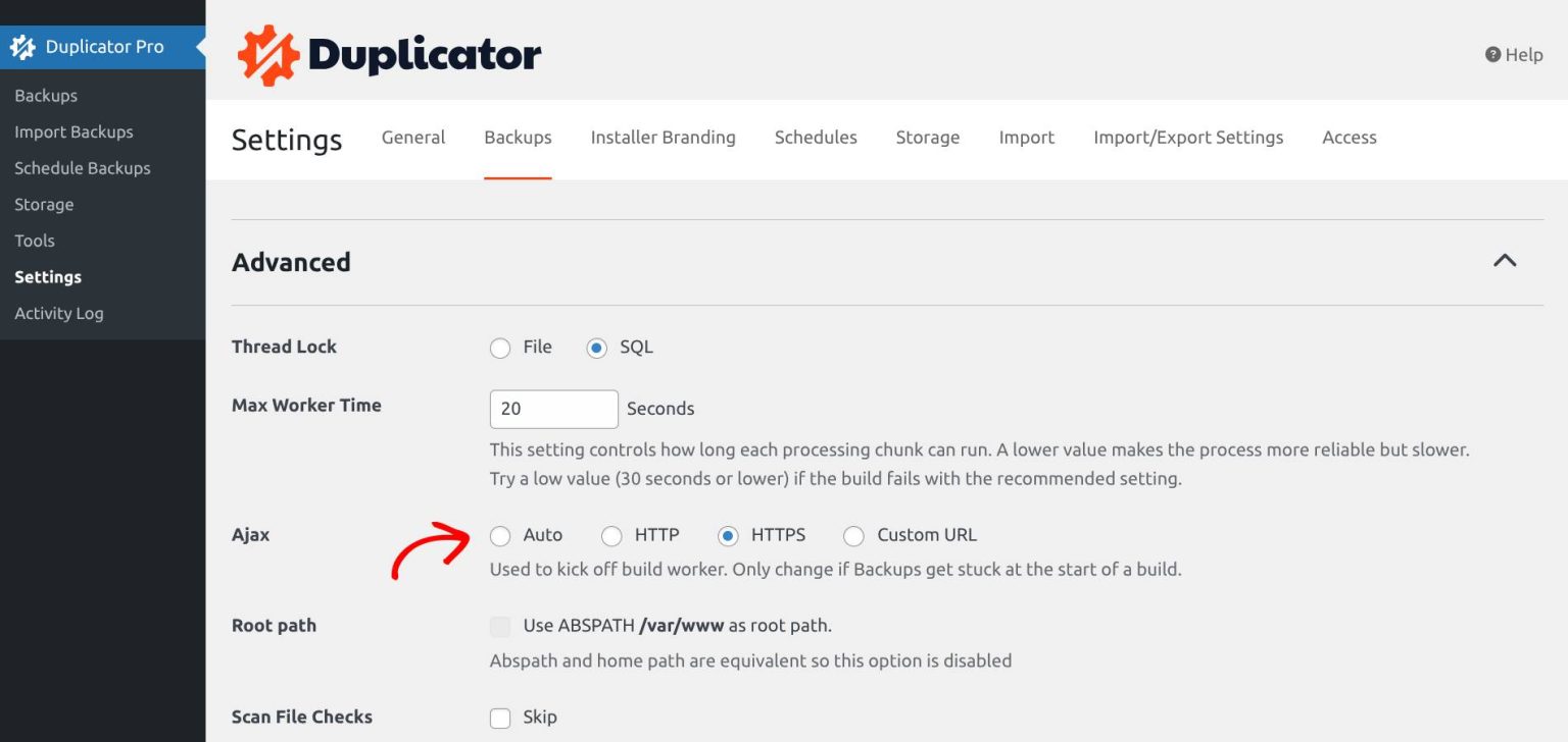 Troubleshooting Backup Build Stuck at Specific % - Duplicator