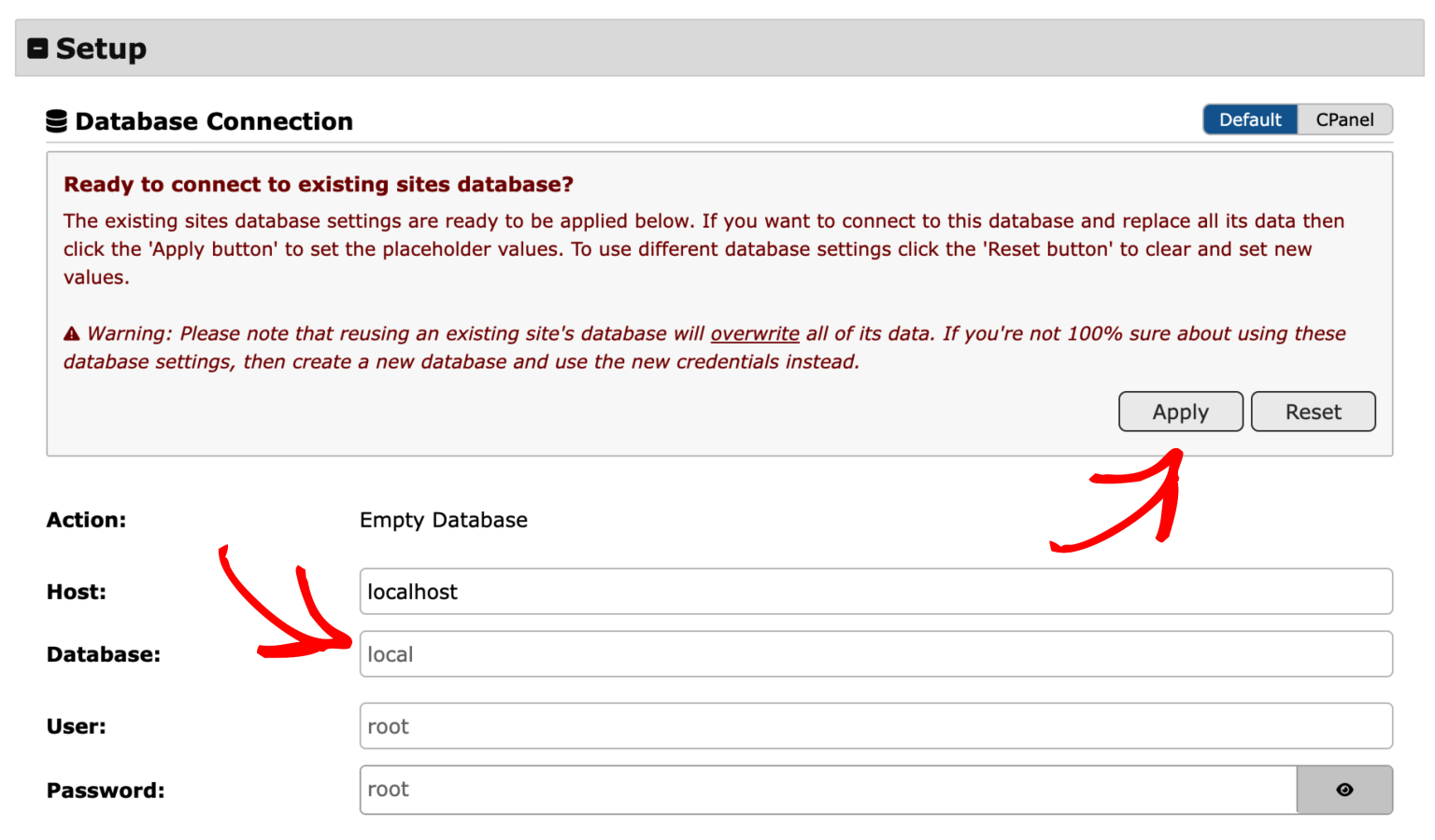 Classic Installation - Duplicator