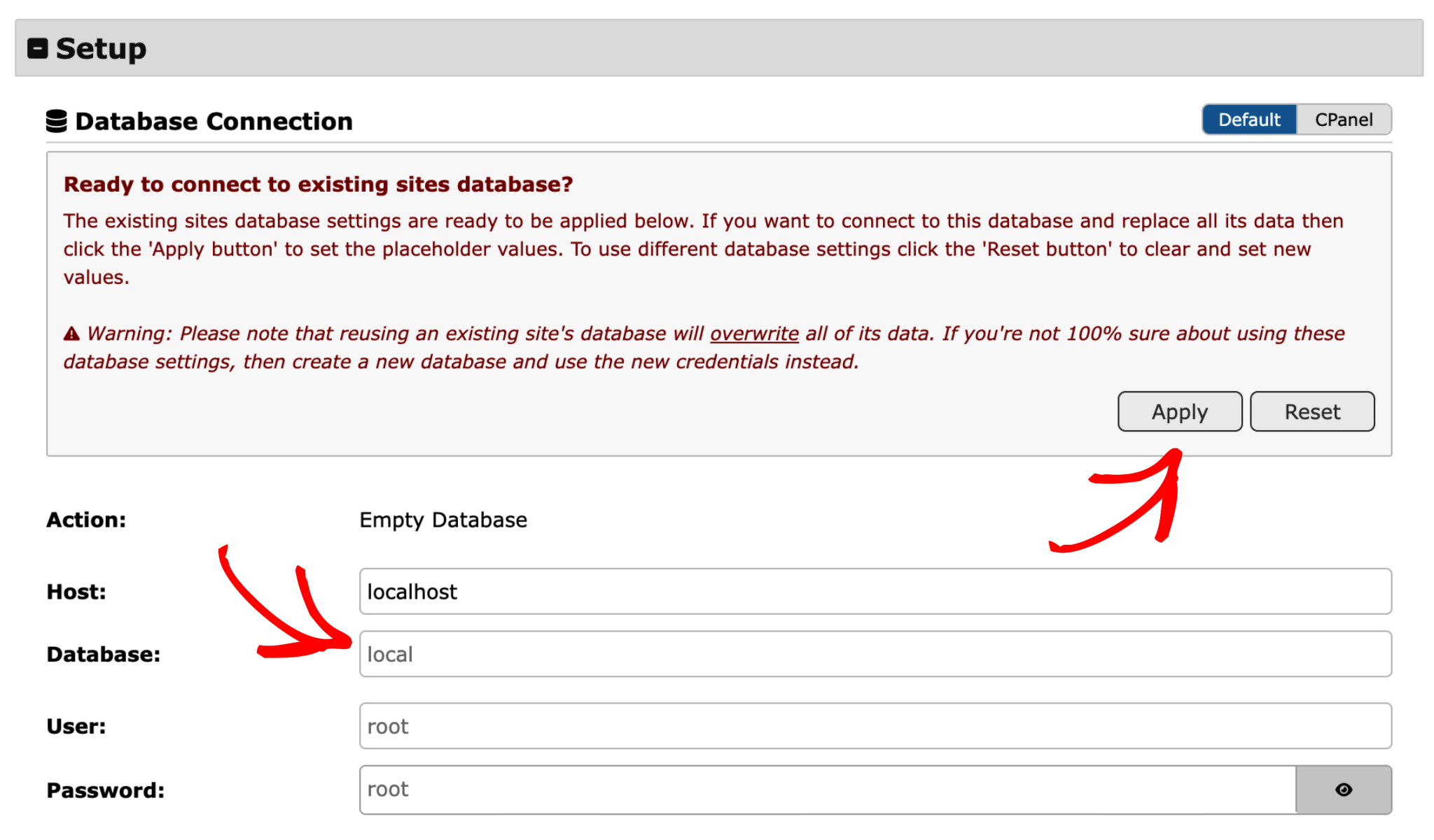 Classic Installation - Duplicator