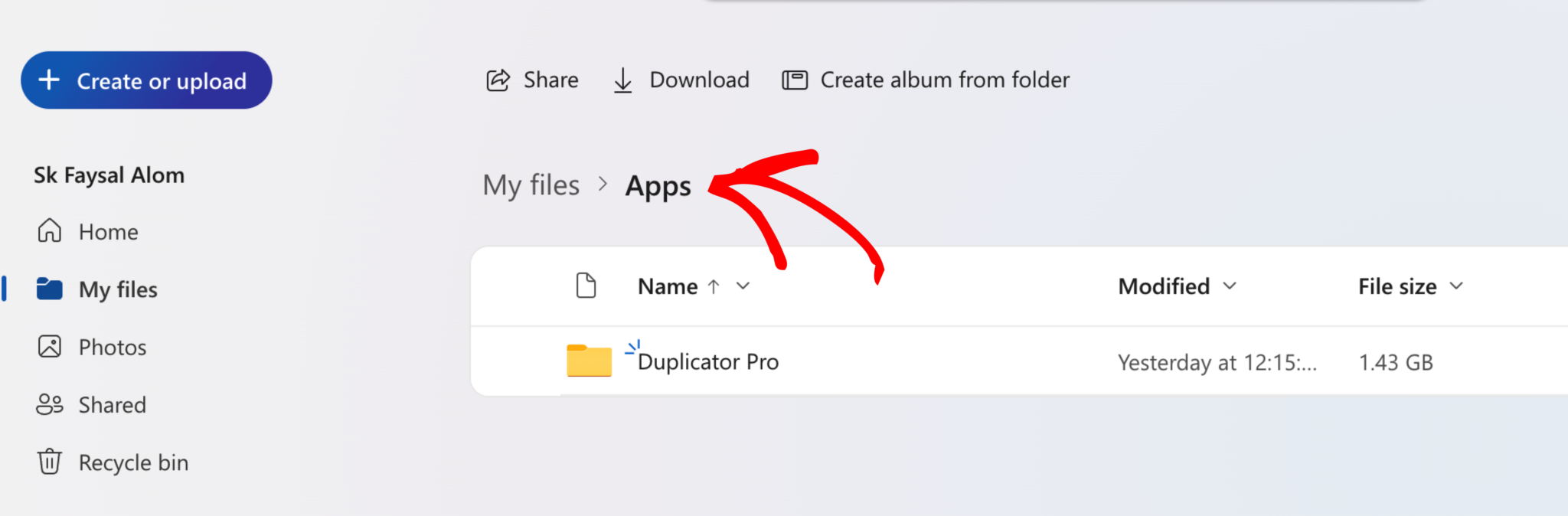 Troubleshooting OneDrive Storage Issues - Duplicator